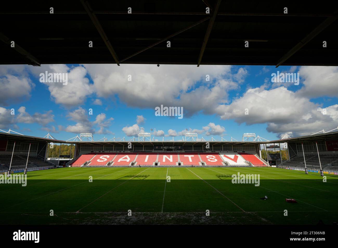 St Helens, UK. 22nd Oct, 2023. A general view of Totally Wicked Stadium ...