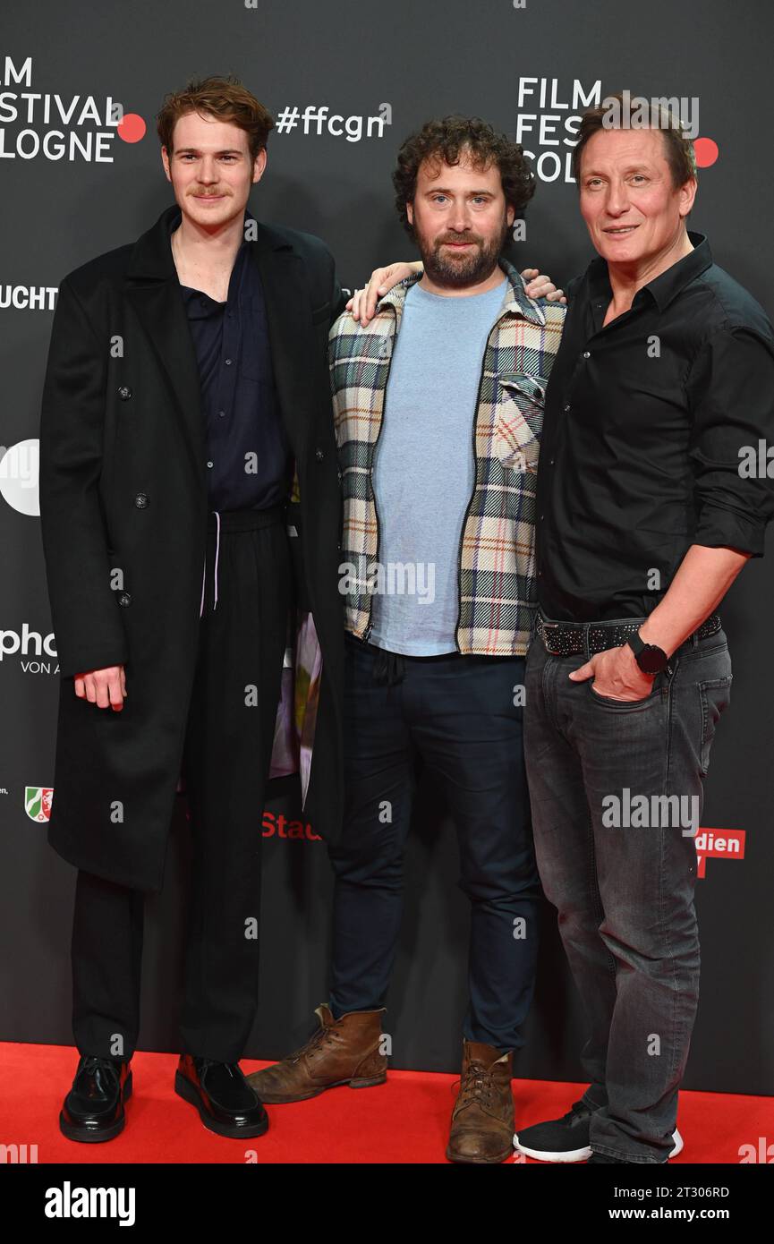 Schauspieler Philip Froissant, Regisseur Florian Baxmeyer und ...