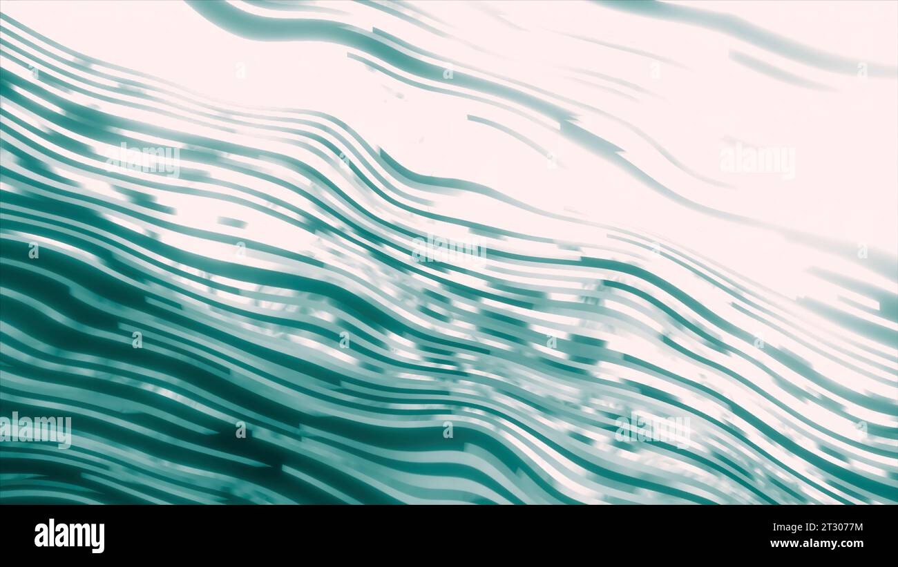 Abstract shimmering wavy background. Motion. Rippling bending lines ...