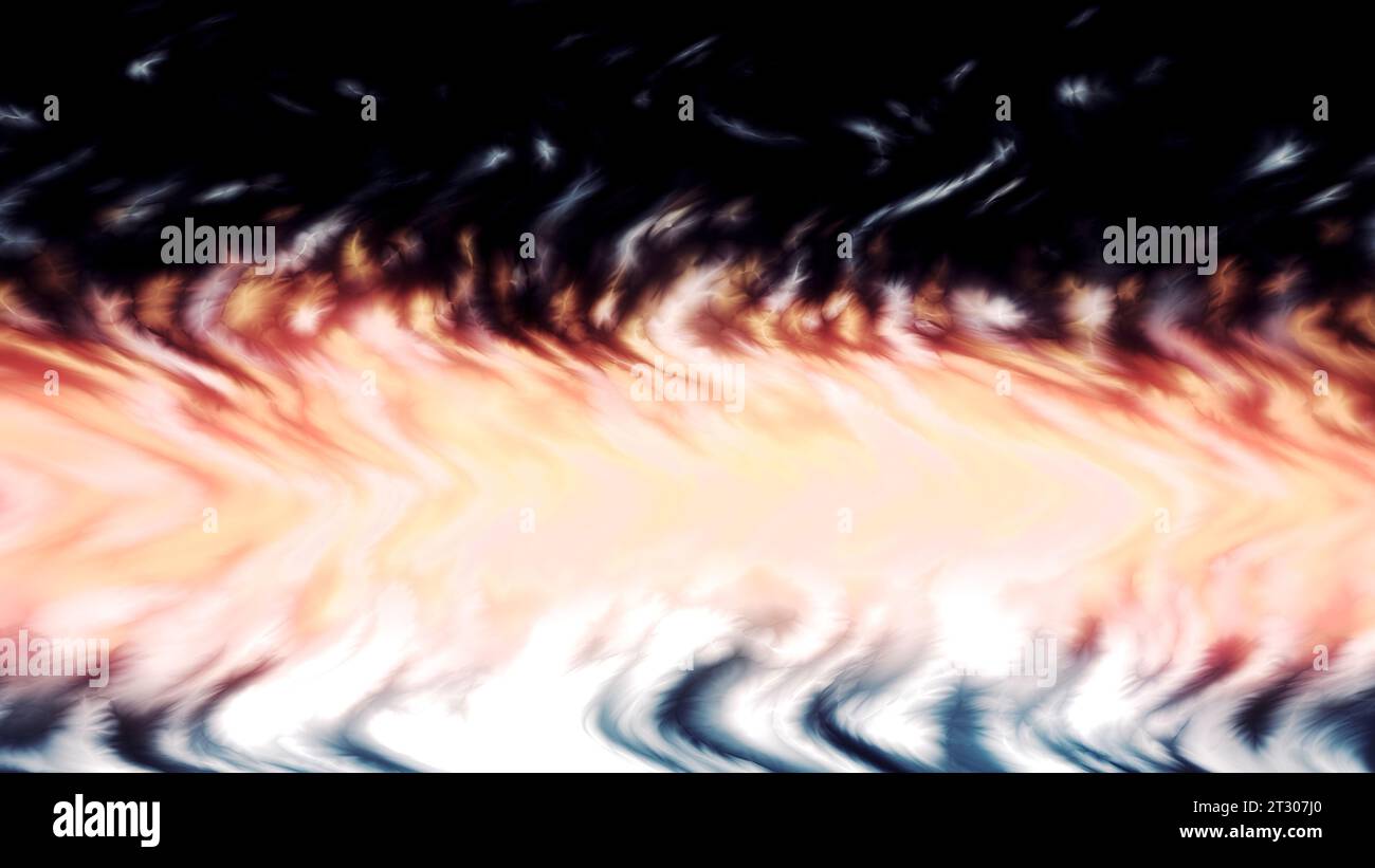 Abstract liquid wavy stream. Motion. Gradient colorful water texture ...