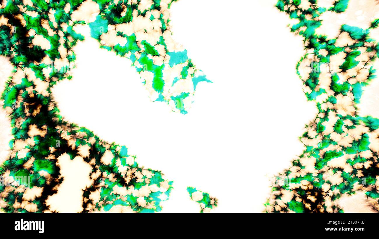 An animation imitating a view through a microscope. Motion. Moving ...