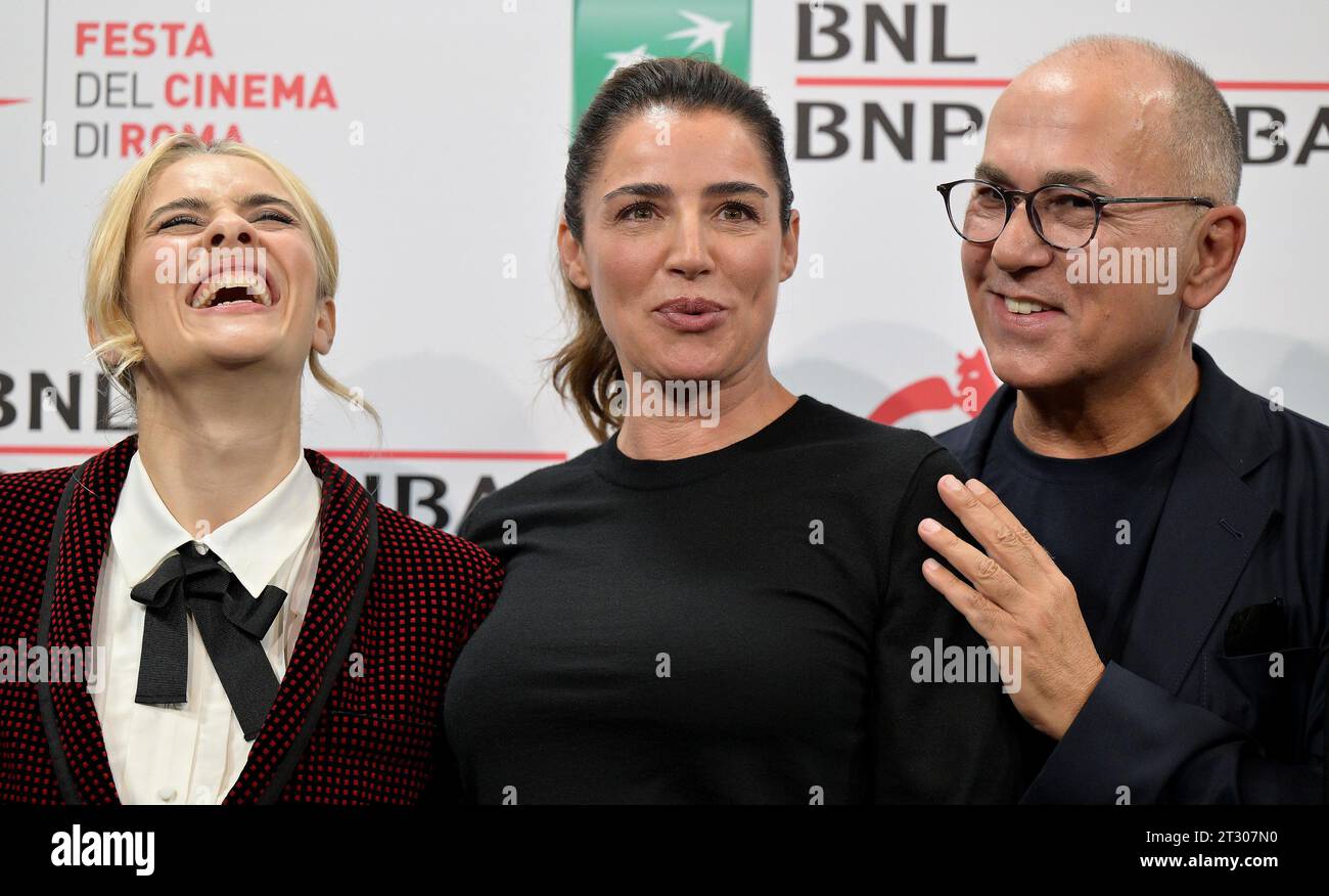 October 22, 2023, ROME, ITALY: Turkish director Ferzan Ozpetek (R) with ...