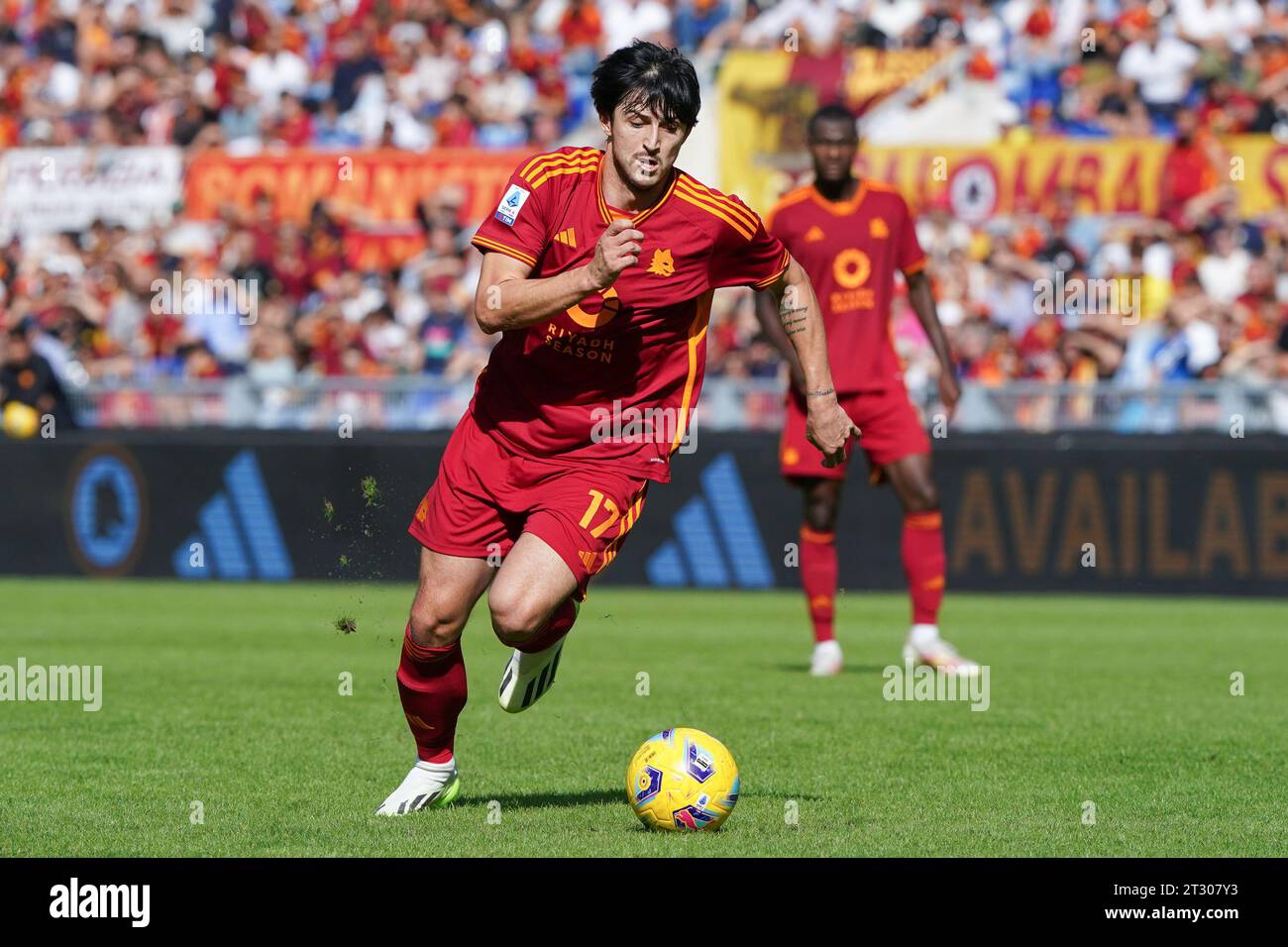 Rome, Italy. 22nd Oct, 2023. Sardar Azmoun of AS Roma during the Serie ...