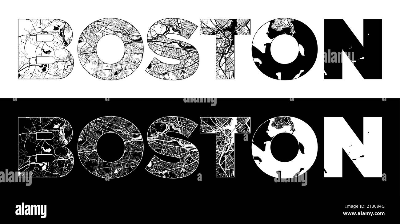 Boston name Black and White Stock Photos & Images - Alamy