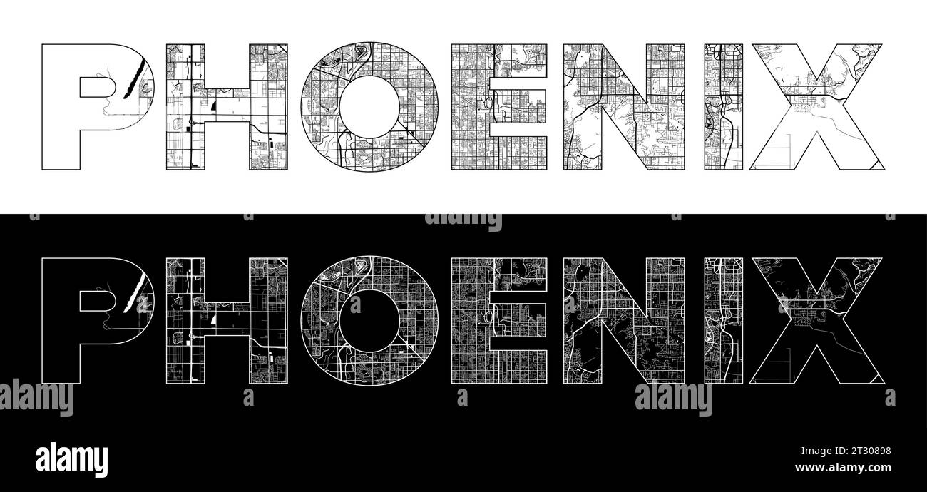 City of phoenix Black and White Stock Photos & Images - Alamy