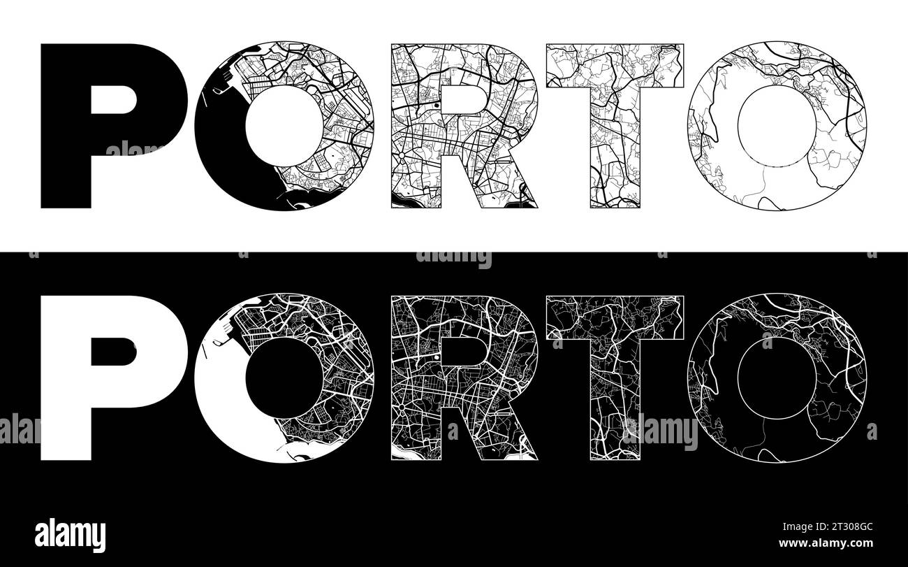 Porto name Stock Vector Images - Alamy