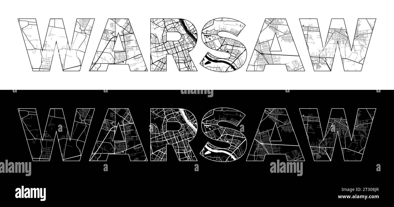 Warsaw name Stock Vector Images - Alamy