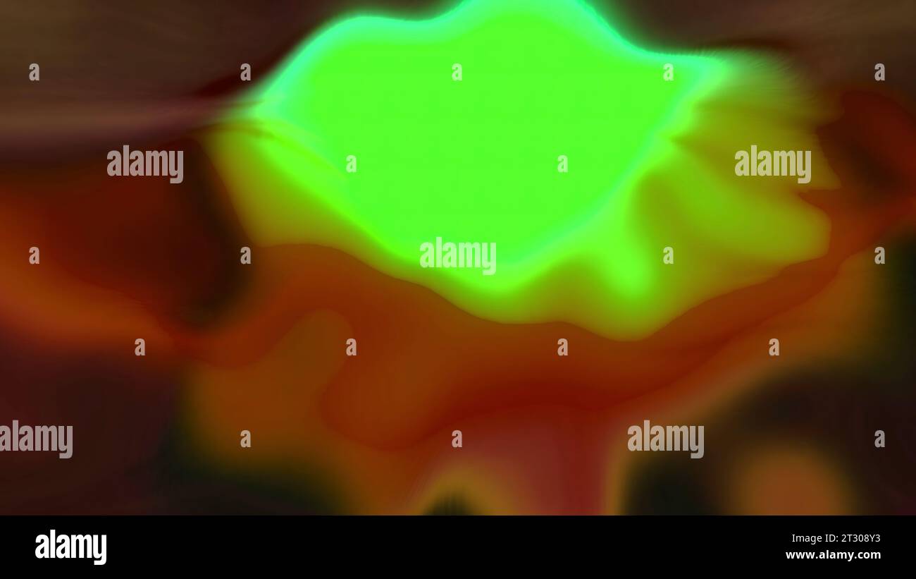 Bright colored spot moves in liquid colorful space. Motion. Spot of ...