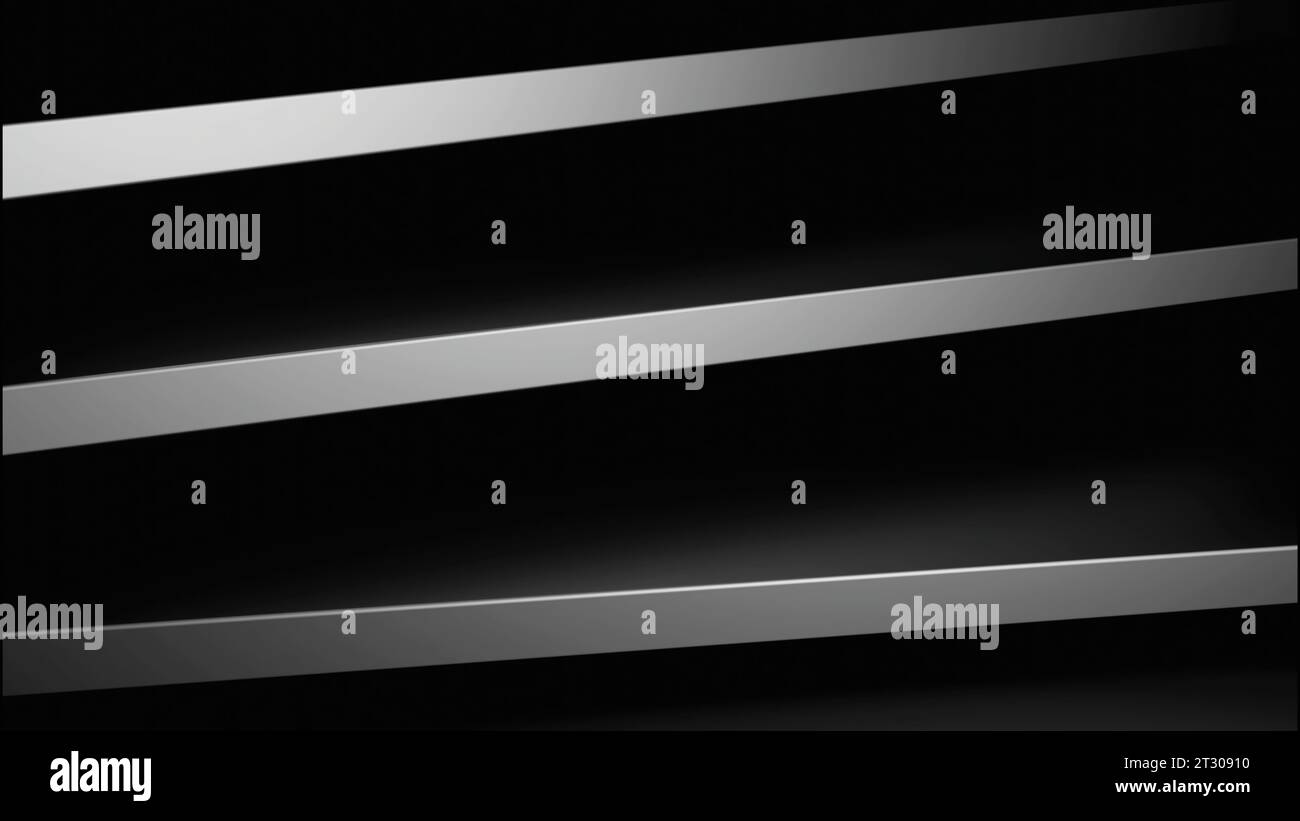 Black background with white stripes. Design. Moving horizontal stripes ...