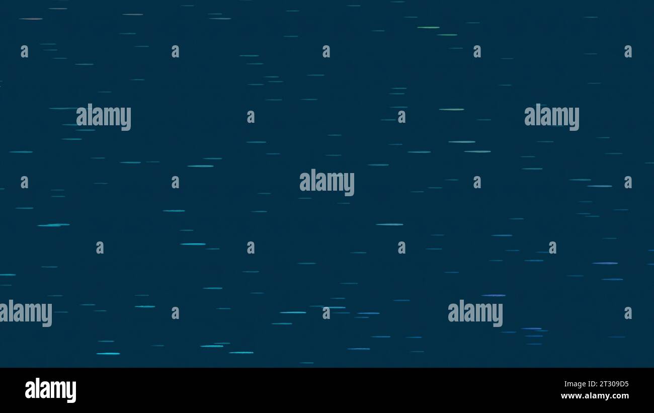 Black and blue background. Design. Flying small luminous particles made ...