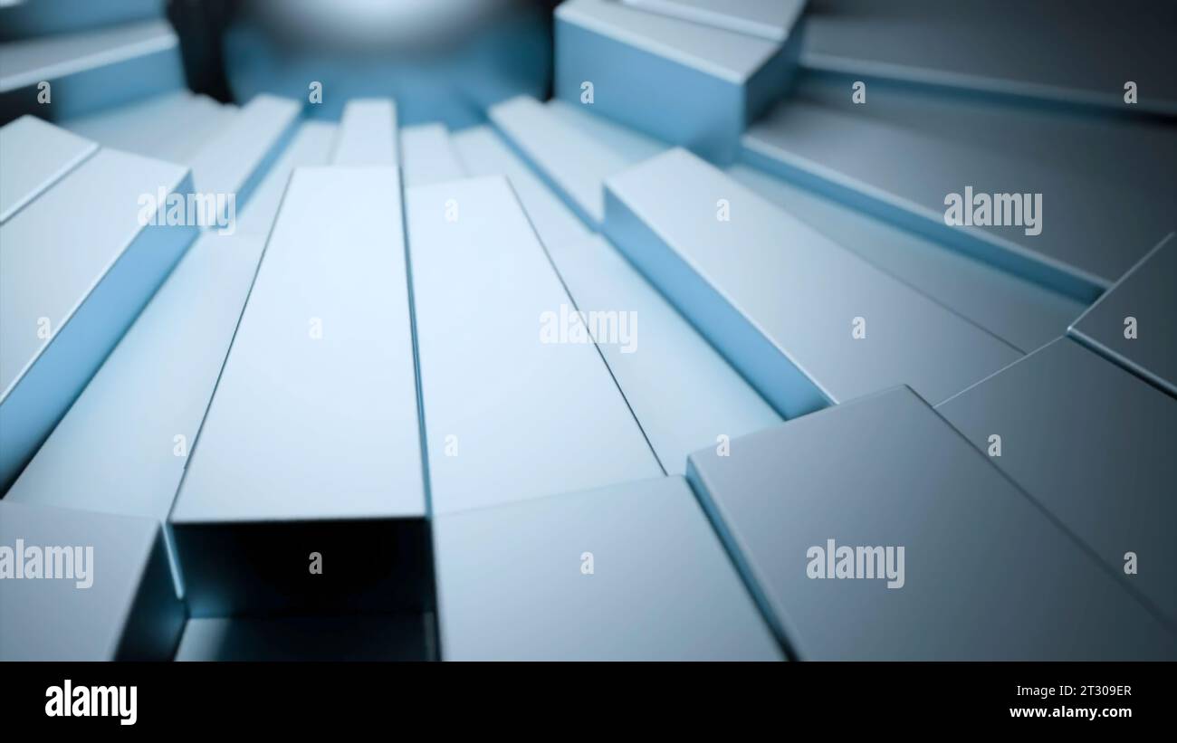 Rotating 3d ray lines. Design. 3D rectangular beams rotate around ball ...