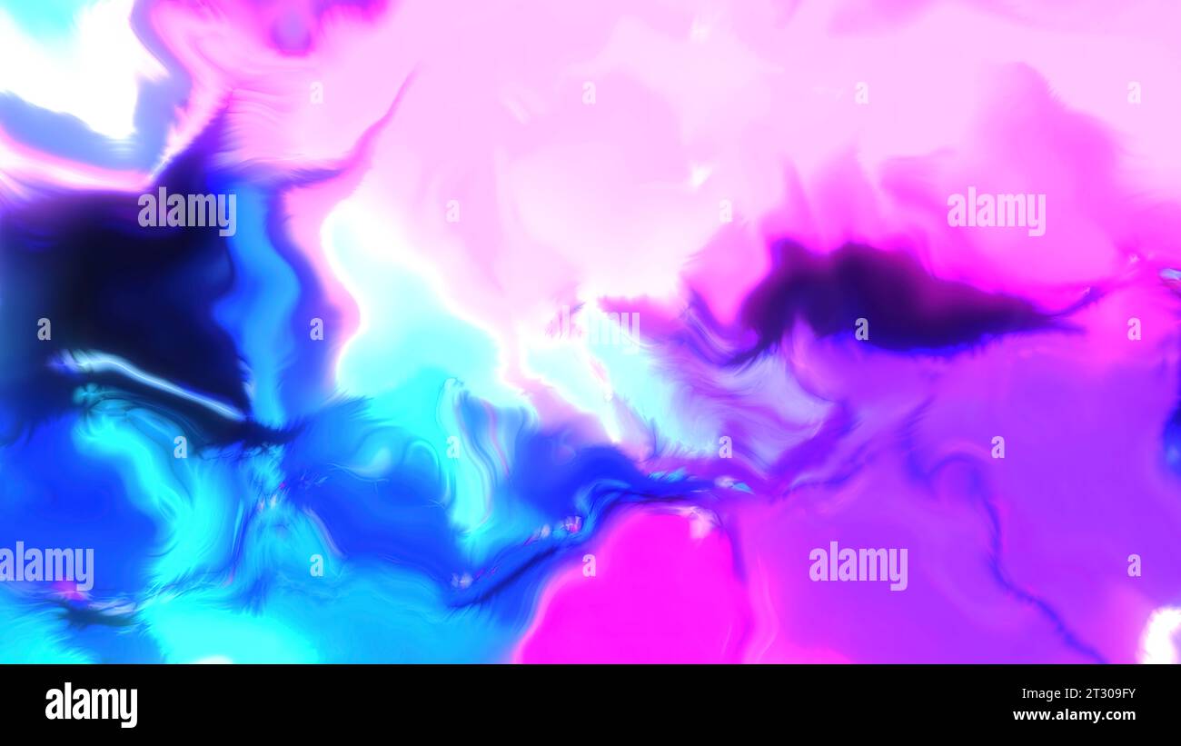 Flickering energy pulses in colorful pattern of spot. Motion. Bright ...