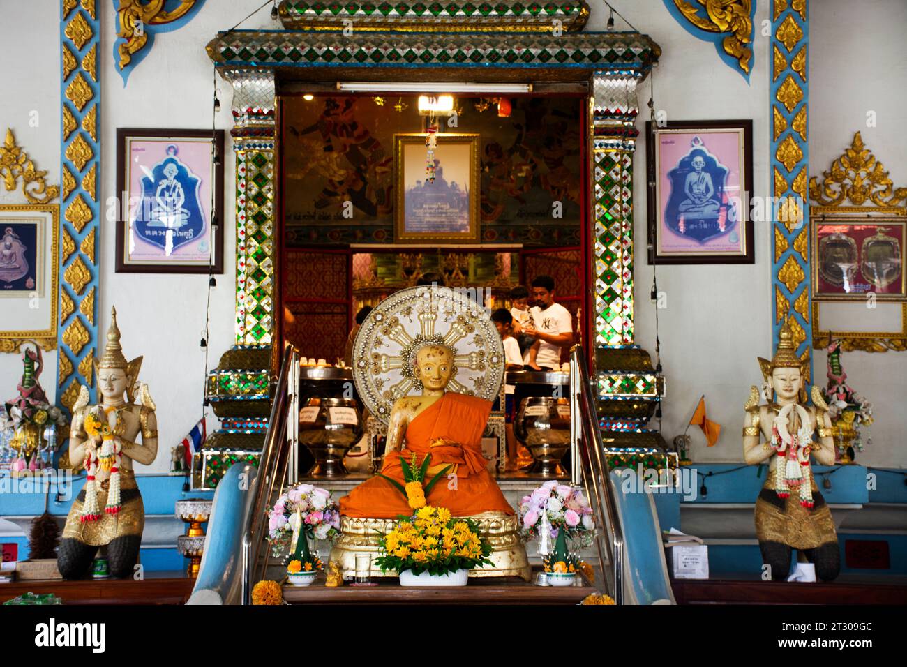 Buddha and buddhist saint holy arhat or buddhism noble monk arahant ...