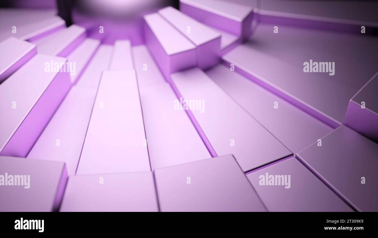 Rotating 3d ray lines. Design. 3D rectangular beams rotate around ball ...