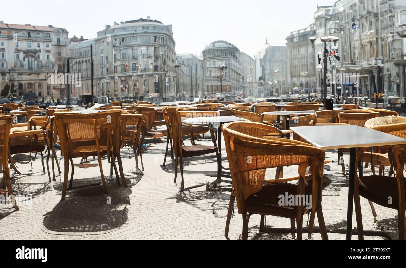 Street cafe interior in city hi-res stock photography and images - Alamy