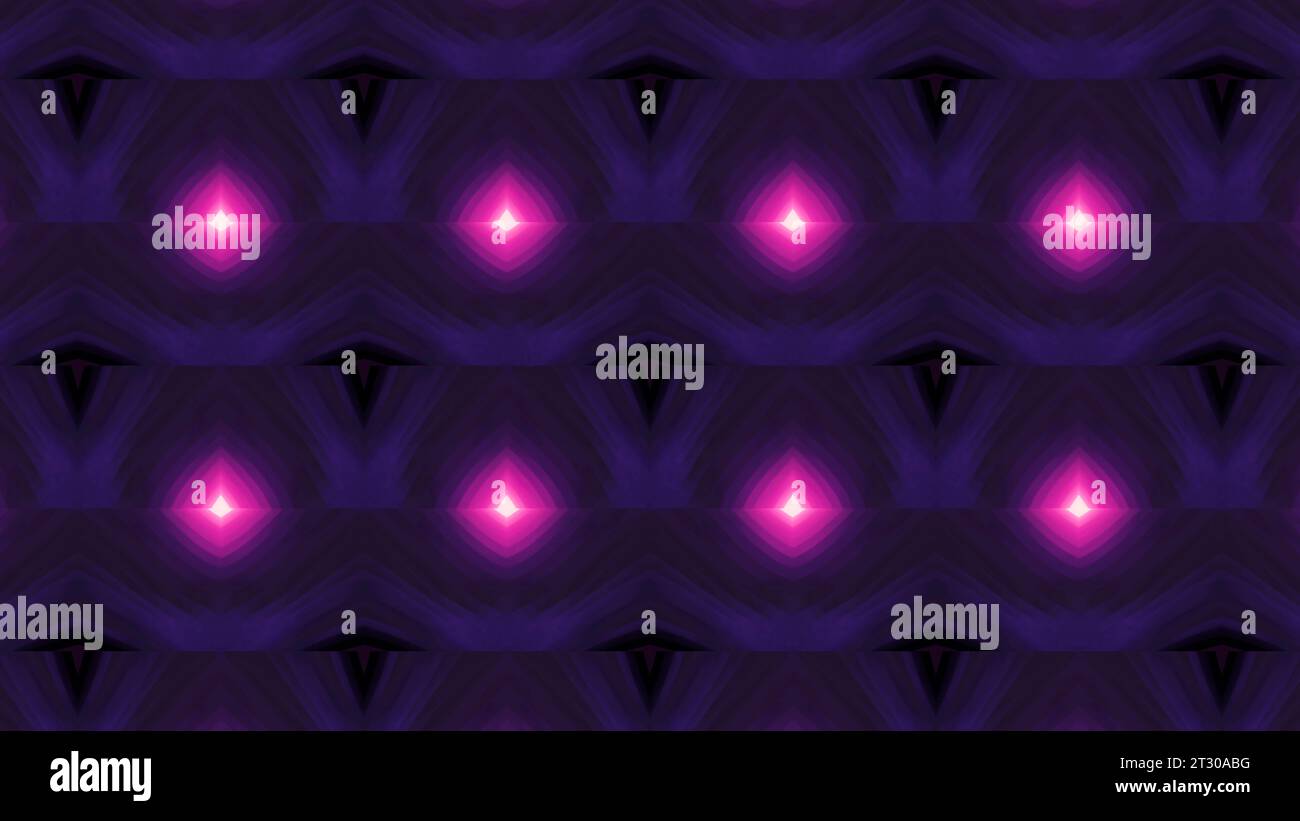 Psychedelic flashing pattern with bright flashes. Motion. Kaleidoscopic pattern with geometric ...