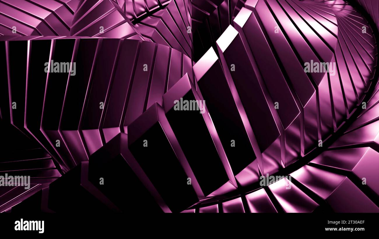 Pink and gray stripes. Design. Small strips made of small parts in ...