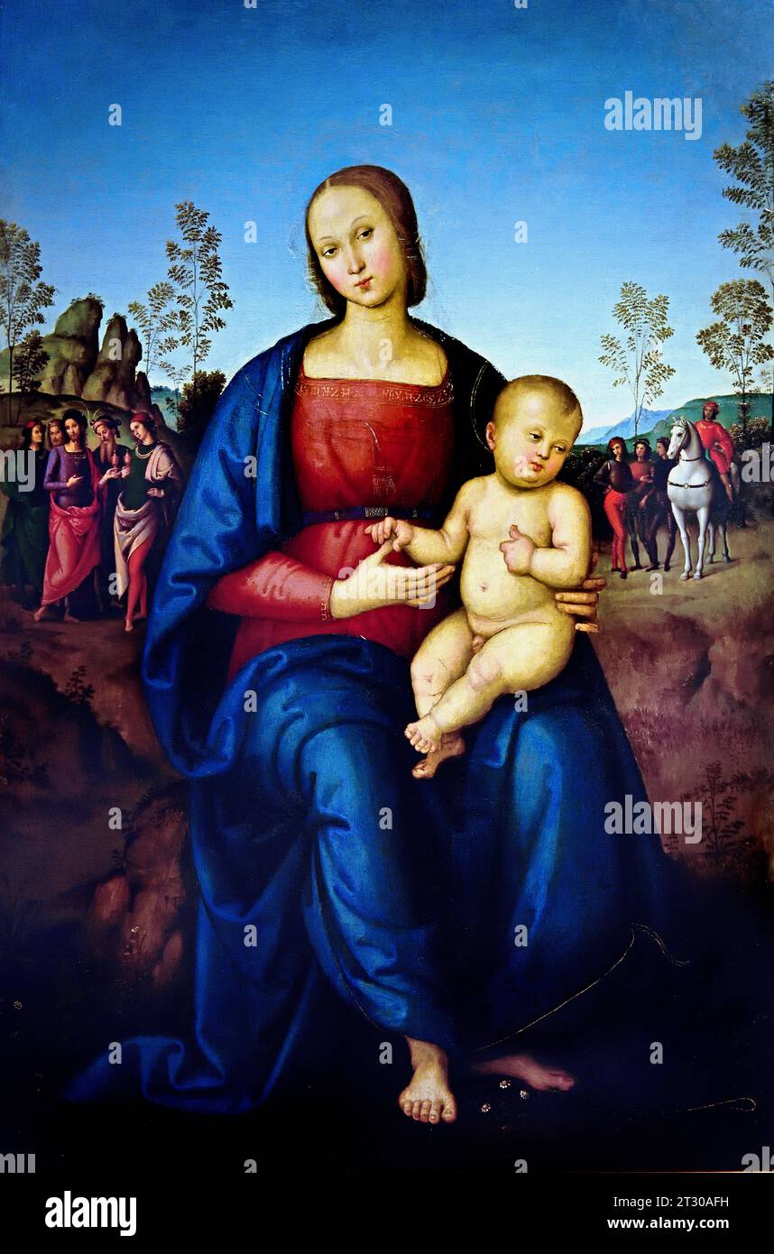 Madonna with Child Pietro Peruginoc 1502 Museum, Italy, Pietro Perugino ...