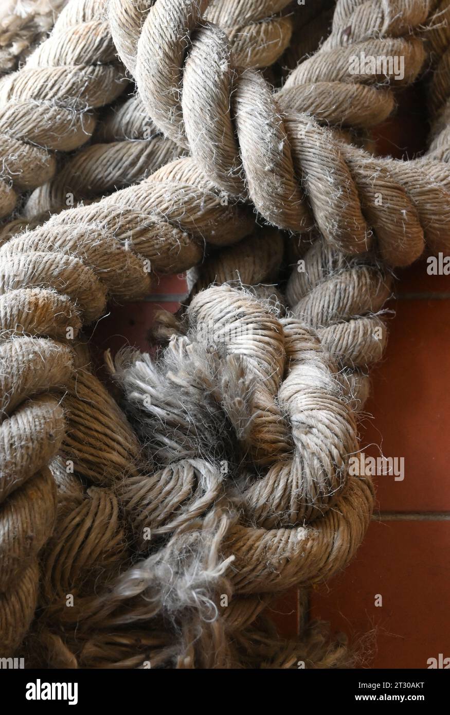still life of thick rope Stock Photo - Alamy