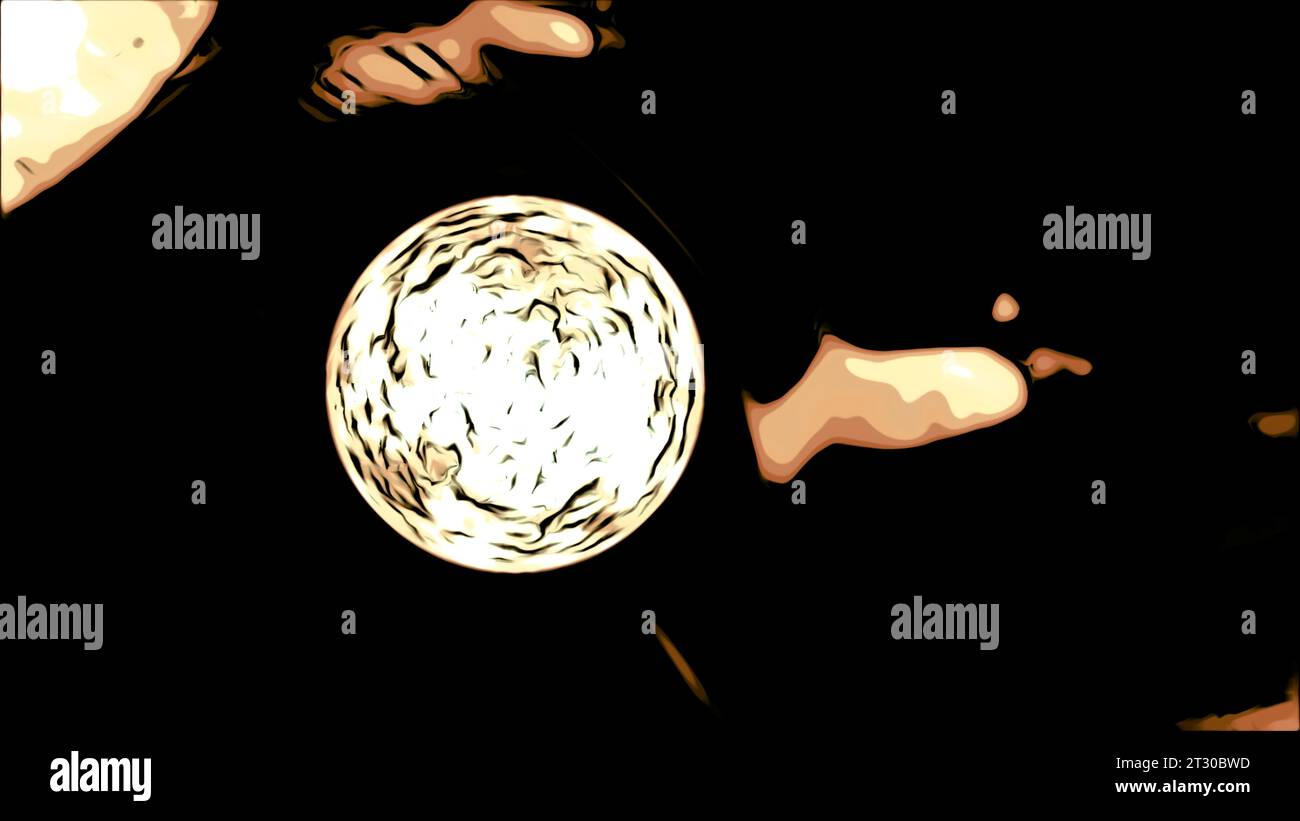 3d abstract simple geometric background with blue blocks like light ...