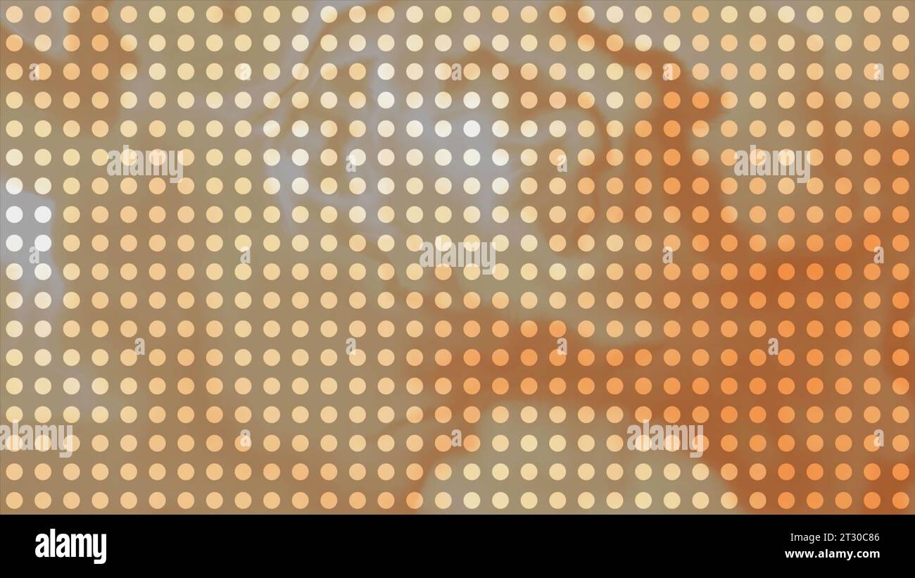 Background with bright blurred spots and dots. Motion. Background ...