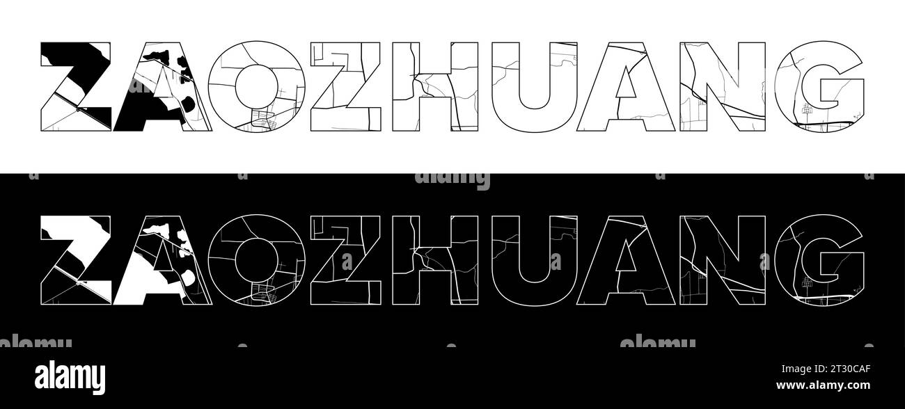 Zaozhuang map hi-res stock photography and images - Alamy