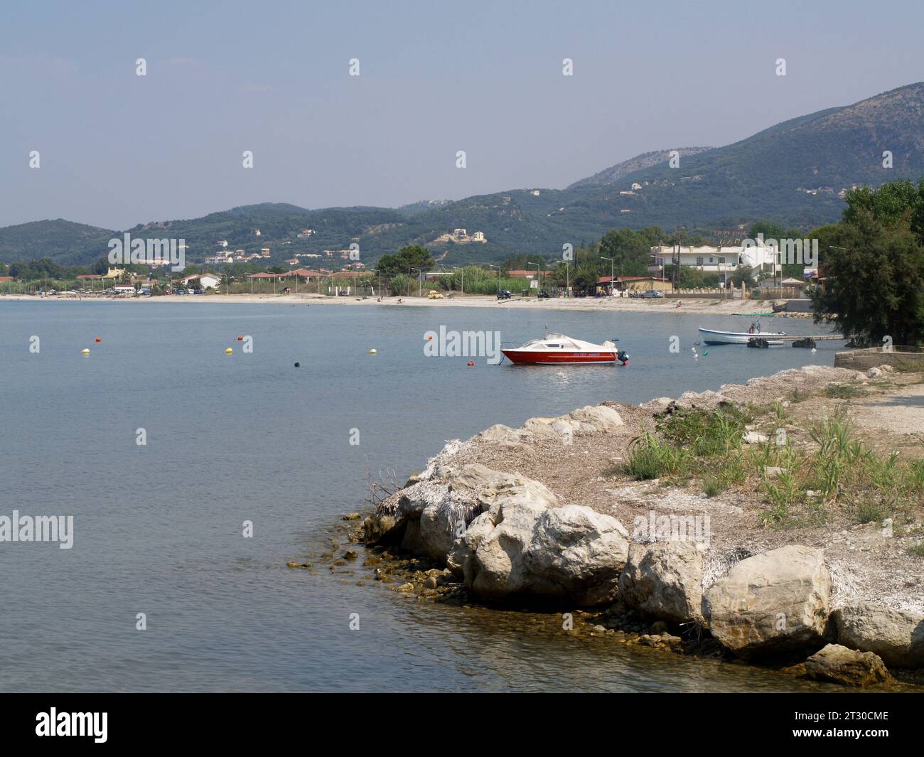 Beach pathway, Roda, Corfu, Greece 2009 Stock Photo - Alamy