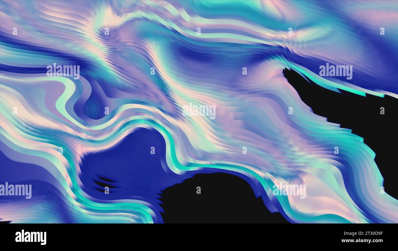 Moving background with stream of computer ripples. Motion. Colorful ...