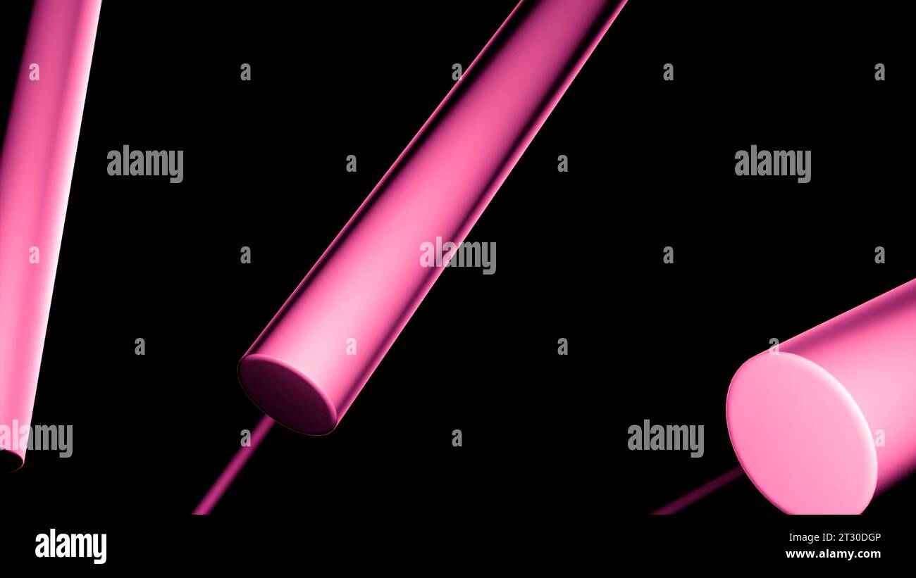 Black background with purple and pink cutting lines. Design. Bright ...