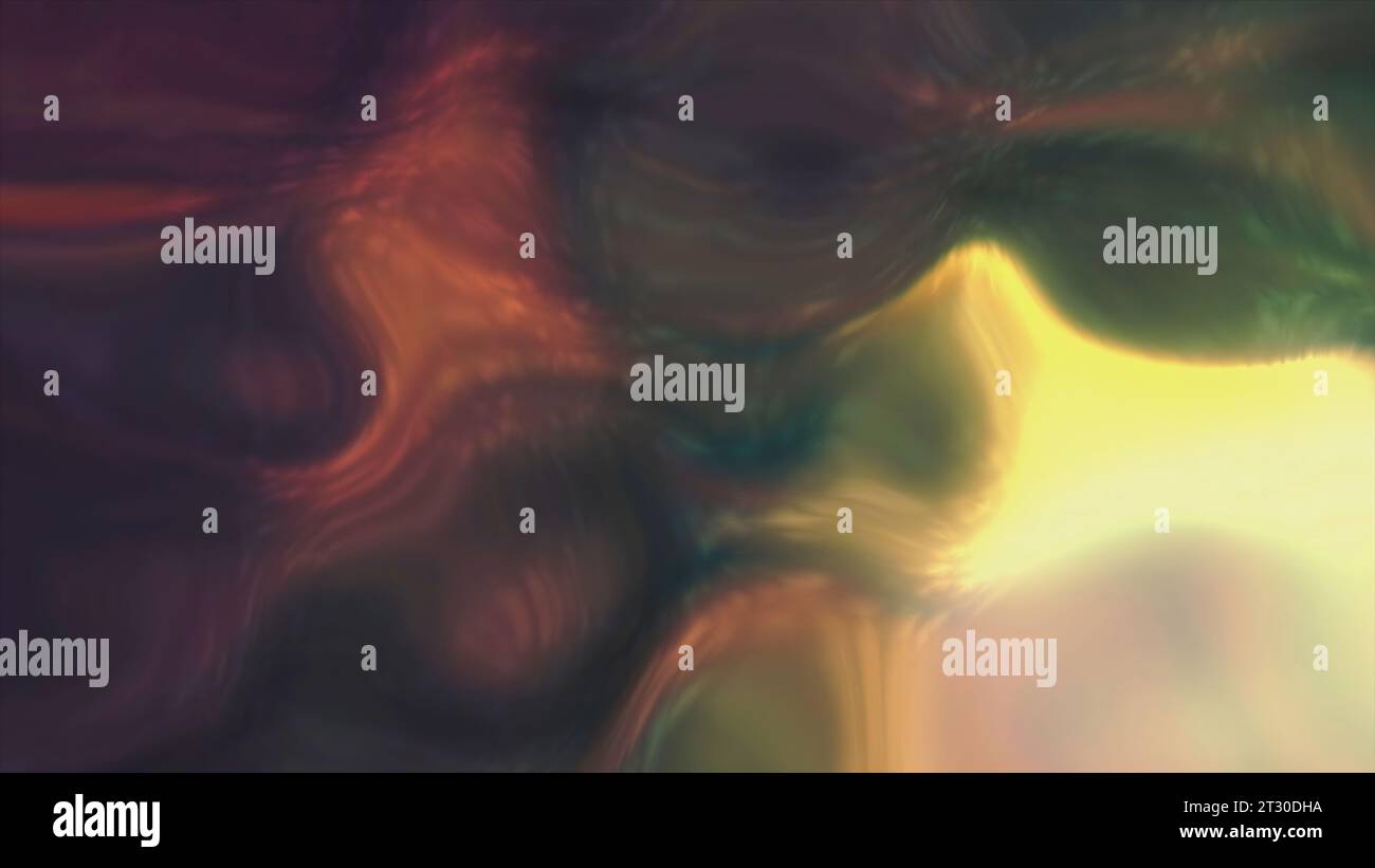 Bright colored spot moves in liquid colorful space. Motion. Spot of ...