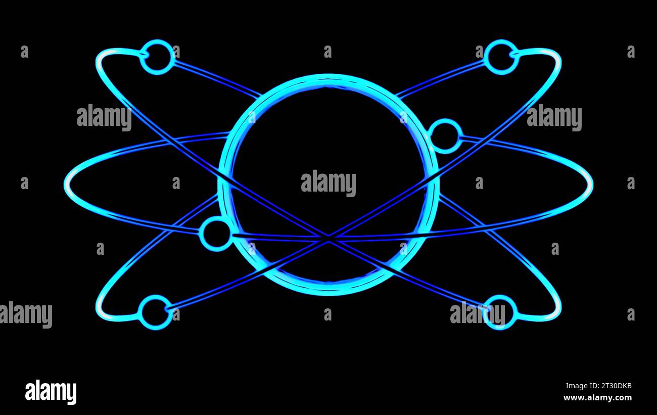 Animation Of Moving Particles In Orbit Of Atom Design Simple Animation With Moving Electrons