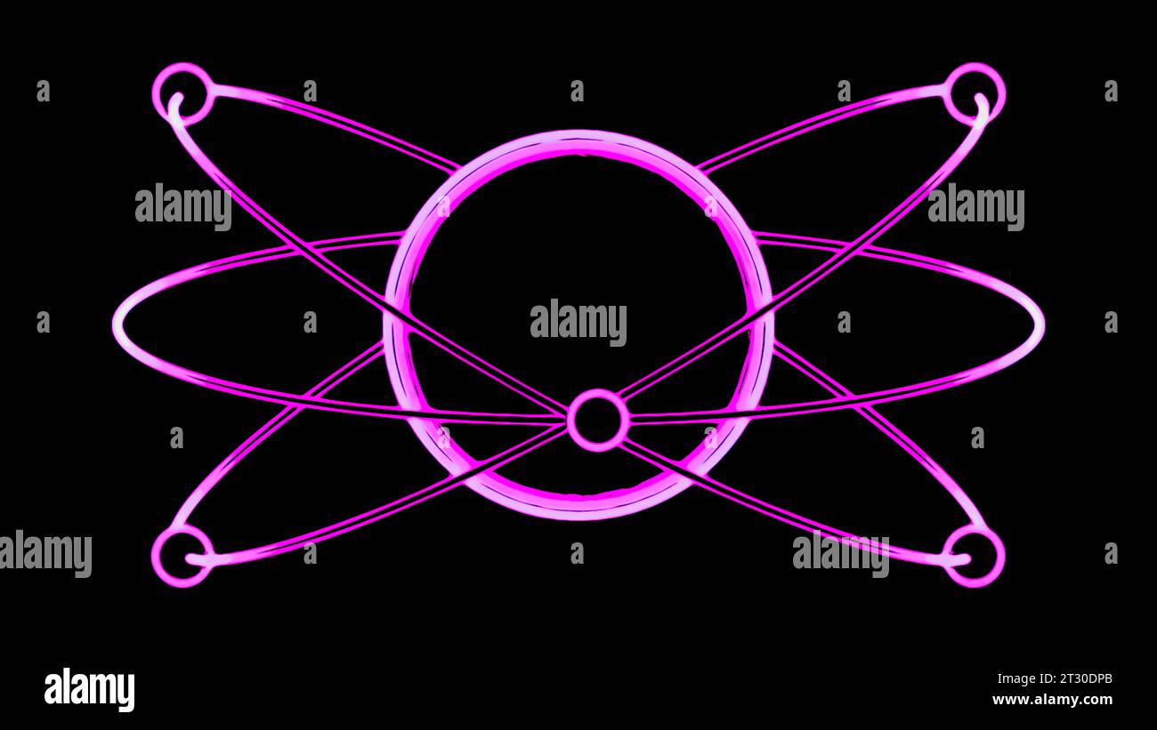 Animation of moving particles in orbit of atom. Design. Simple ... Animation of moving particles in orbit of atom. Design. Simple ...