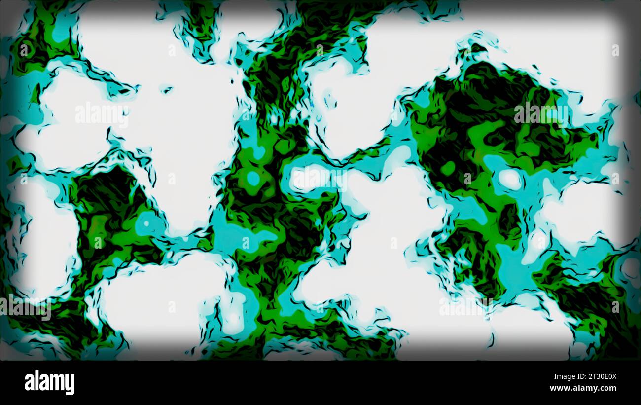 Animation of bright molecular liquid with spots. Design. Moving ...