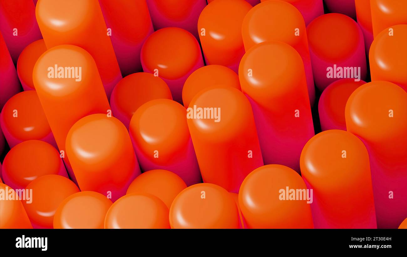 Moving 3d sticks in cartoon style. Design. Rising and falling 3d ...