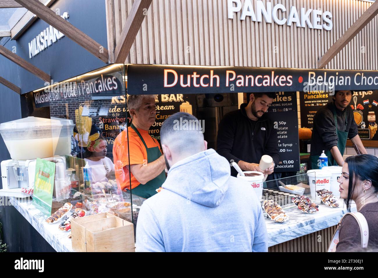 Camden Market Lock food stalls in London, United Kingdom Stock Photo ...