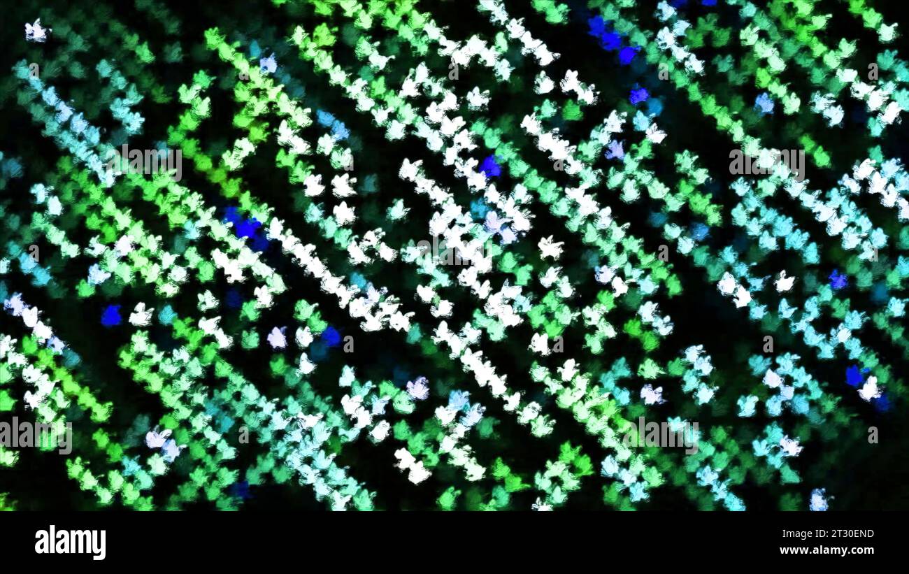 Moving stripes of colorful dots in disco style. Motion. Colorful bright ...