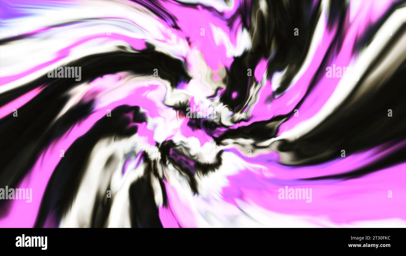 Streams of moving abstract spots in energy spiral. Motion. Lines of ...