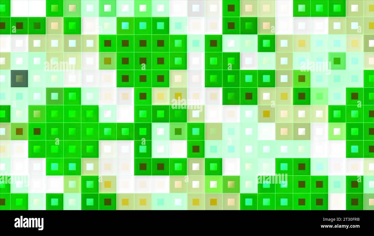 Colorful flashing squares in retro style. Motion. Retro computer ...