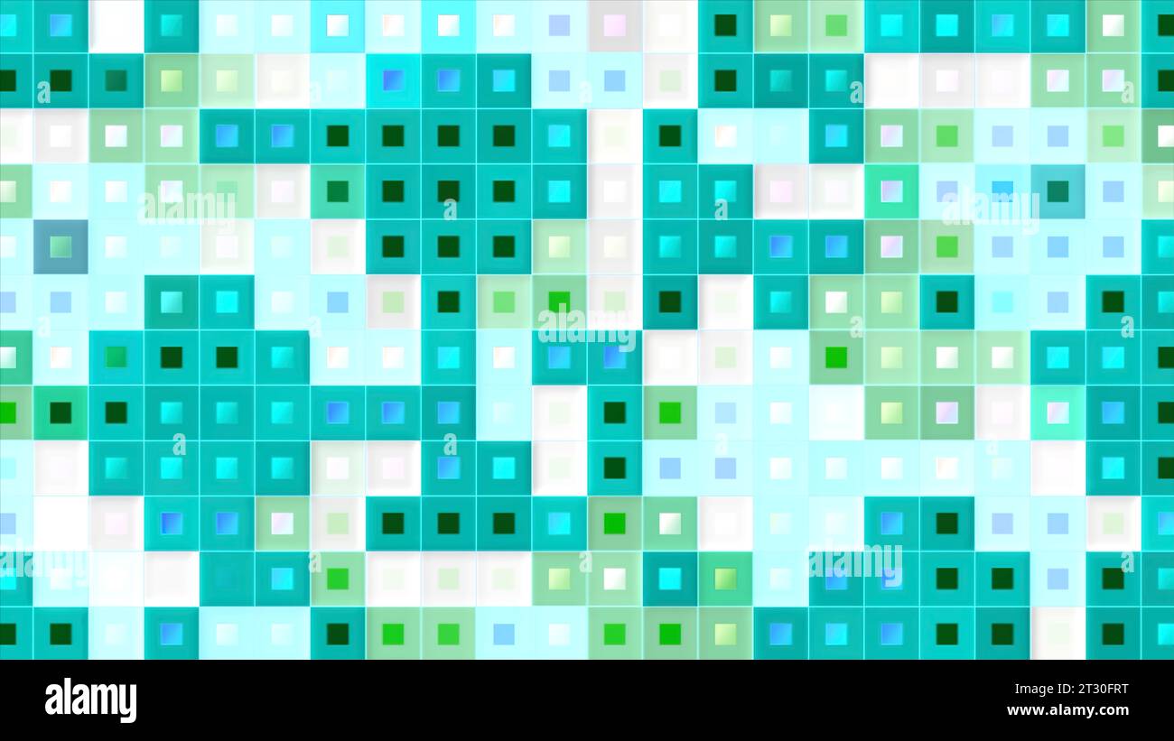 Colorful flashing squares in retro style. Motion. Retro computer ...