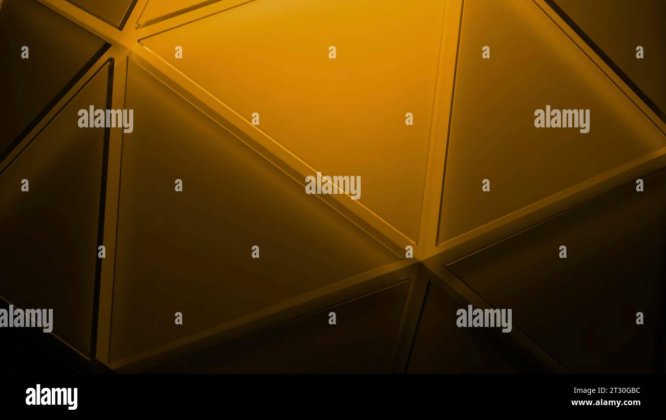 Rotating 3d figure with triangular parts. Design. 3D figure rotates in ...