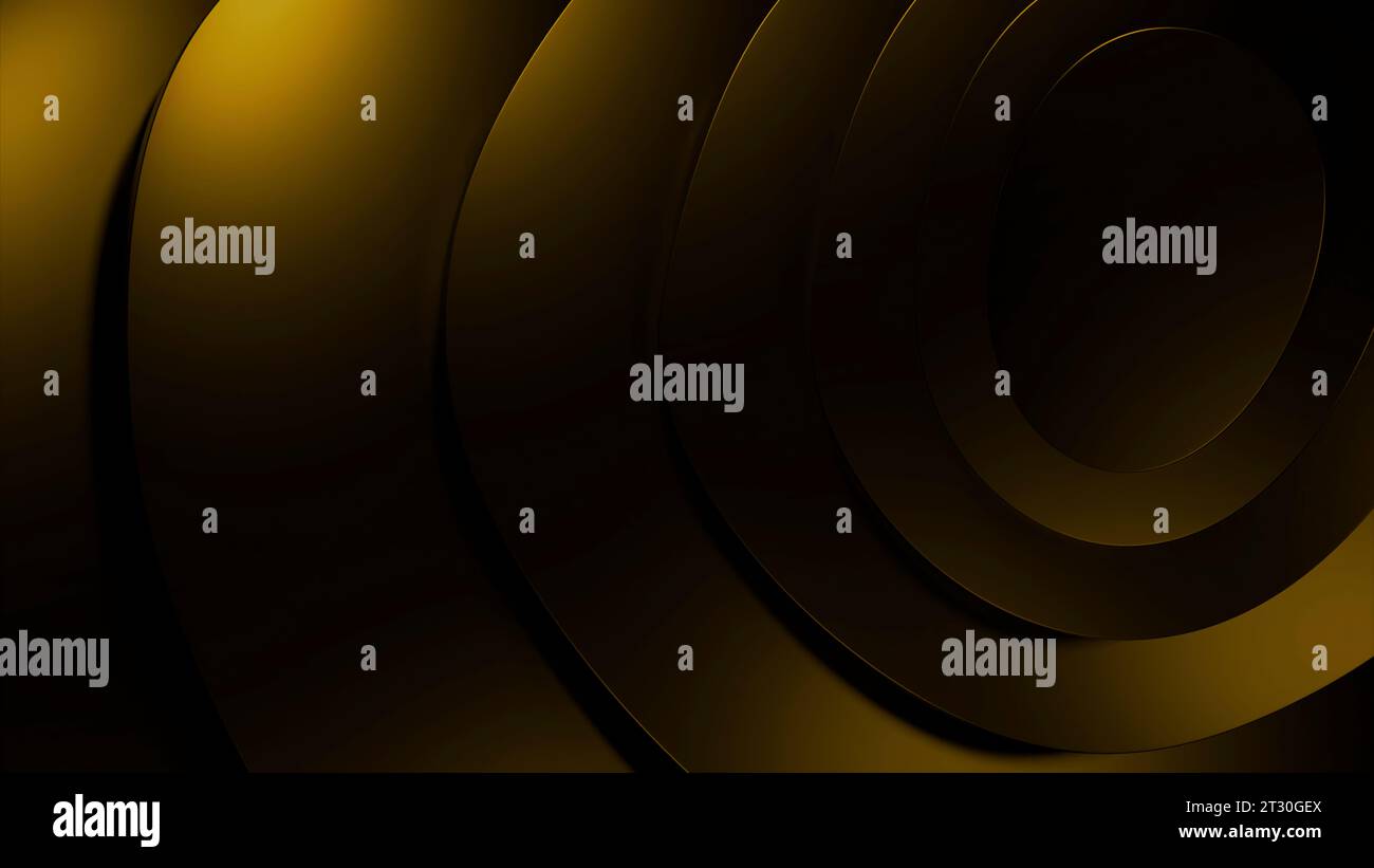 Yellow background made in computer graphics. Design. Small circles ...