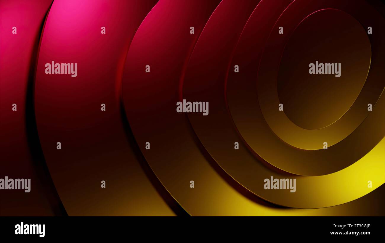 Yellow background made in computer graphics. Design. Small circles ...