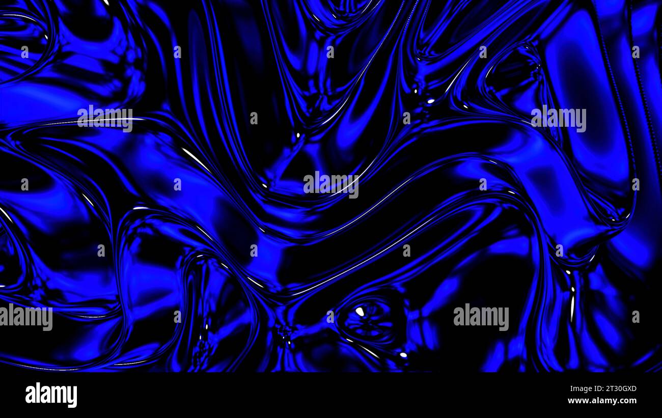 Blue background of dark slush. Design. Bright plastic spilled bright ...