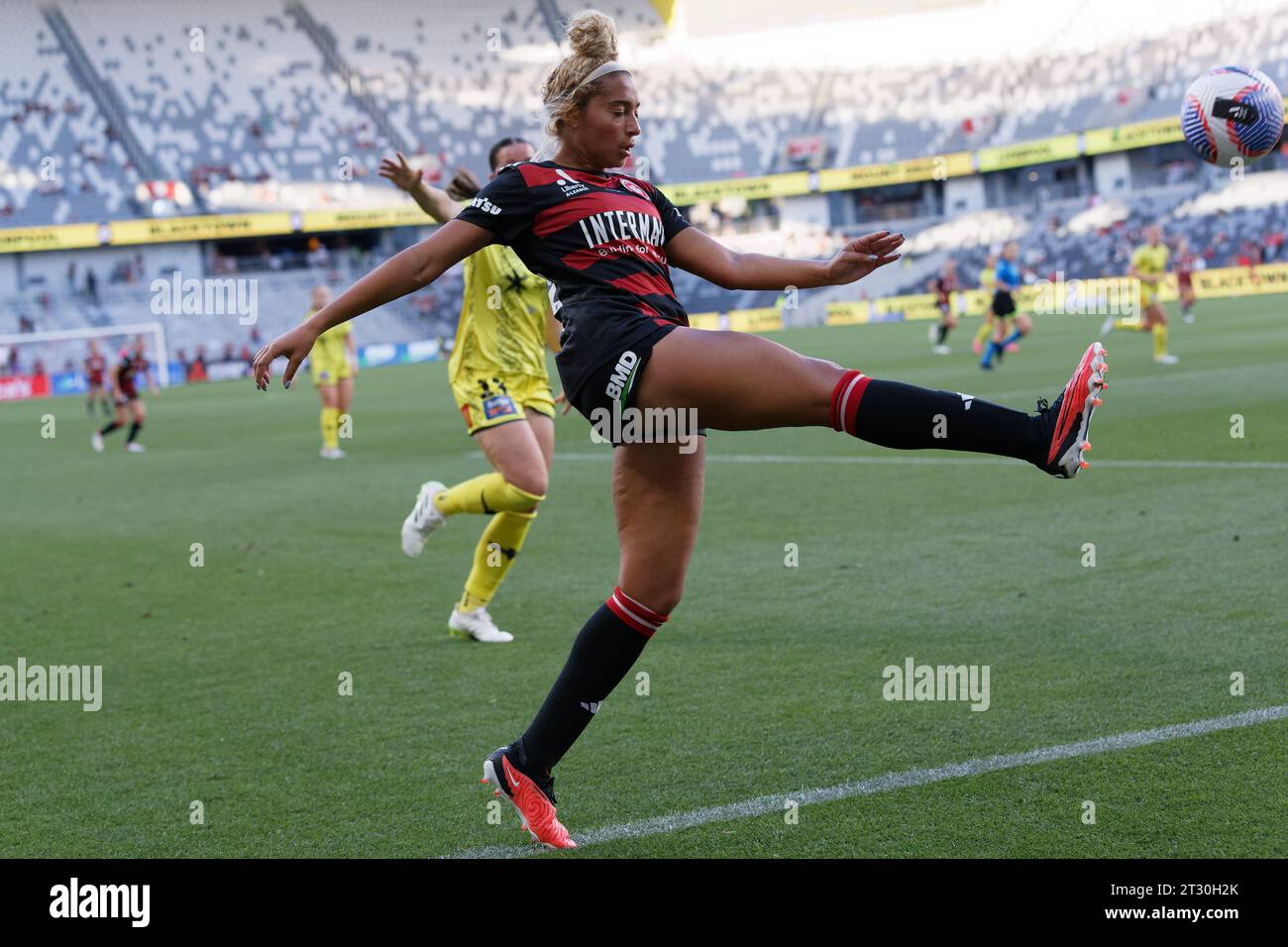 Sydney, Australia. 22nd Oct, 2023. Maliah Morris of the Wanderers in ...