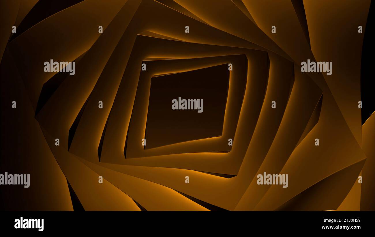 Red and yellow background. Design. A bright portal made in 3d format ...