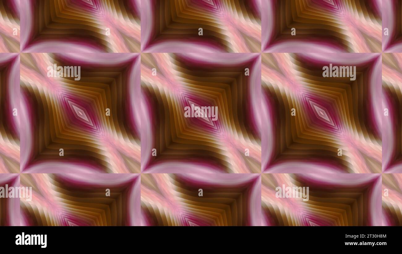 Purple and yellow patterns. Motion. Bright patterns with hypnotic type ...