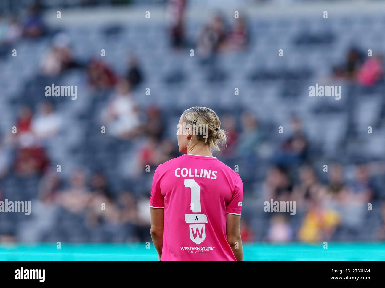 Sydney, Australia. 22nd Oct, 2023. Kaylie Collins of the Wanderers ...