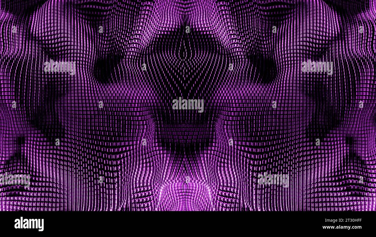 Orange and purple dark grid. Design. A huge grid in minimalism of ...