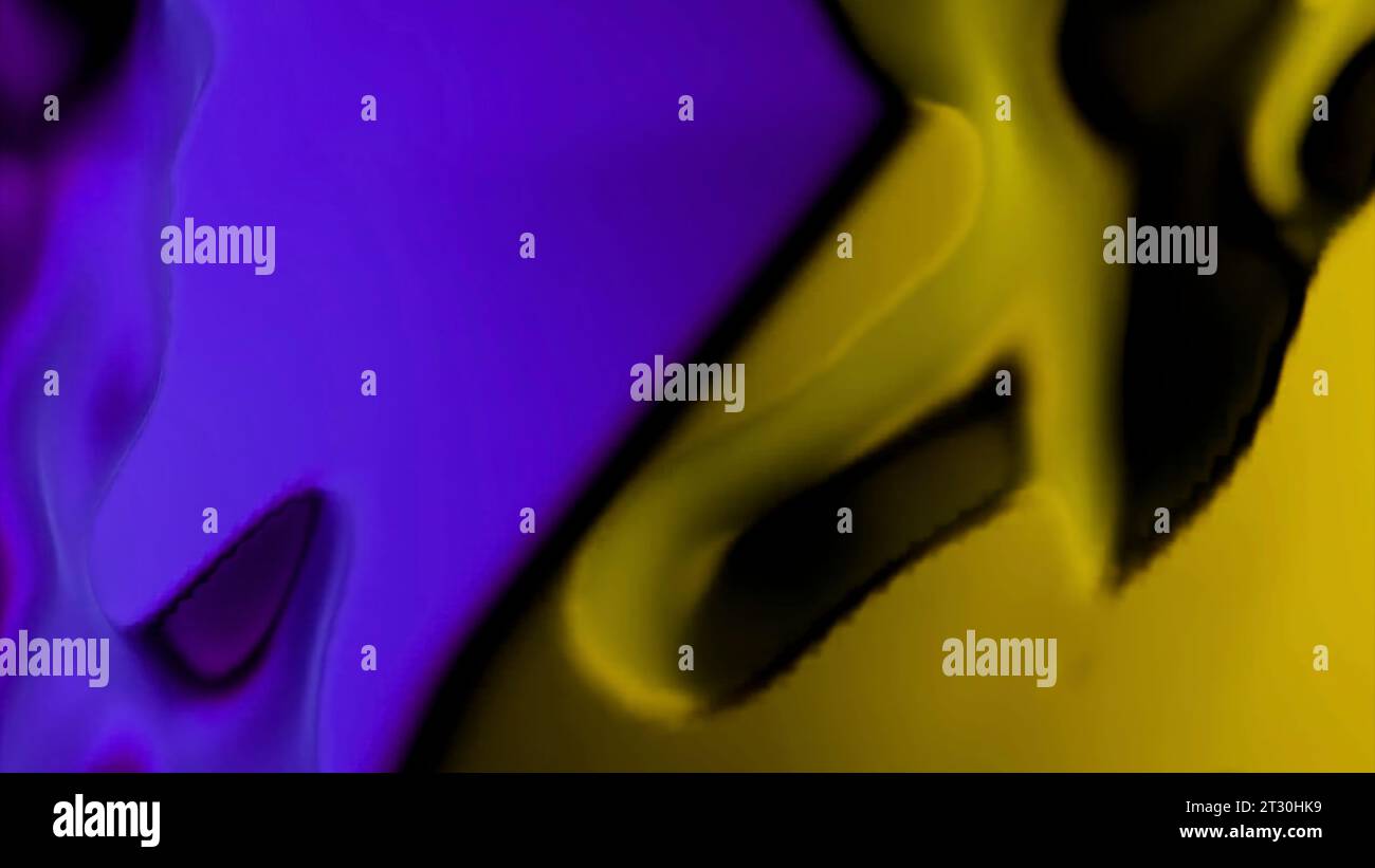 Multicolored merging paints. Design. Waterfalls of falling colors ...