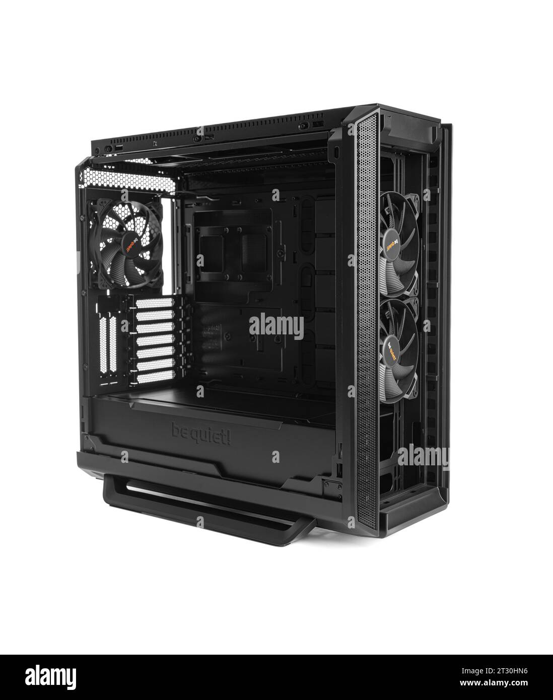 System unit case be quiet silent base 802 on white background Stock ...